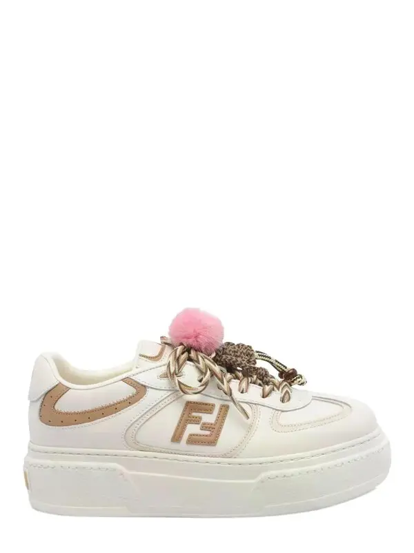 Fendi Leather Platform Sneakers - F1to4|bia.ice+bia.ice+camm